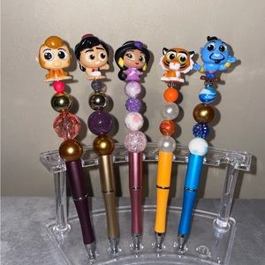 Disney | Office | Doorable Disney Aladdin Beaded Pen 5 Piece Set | Poshmark